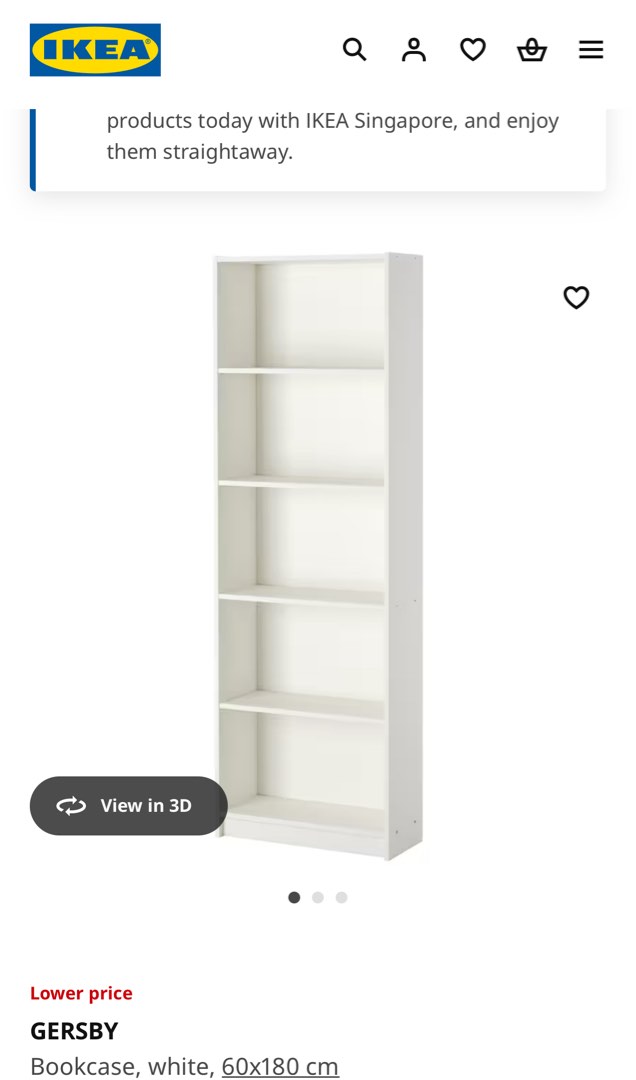 IKEA Gersby Shelf, Furniture & Home Living, Furniture, Shelves ...