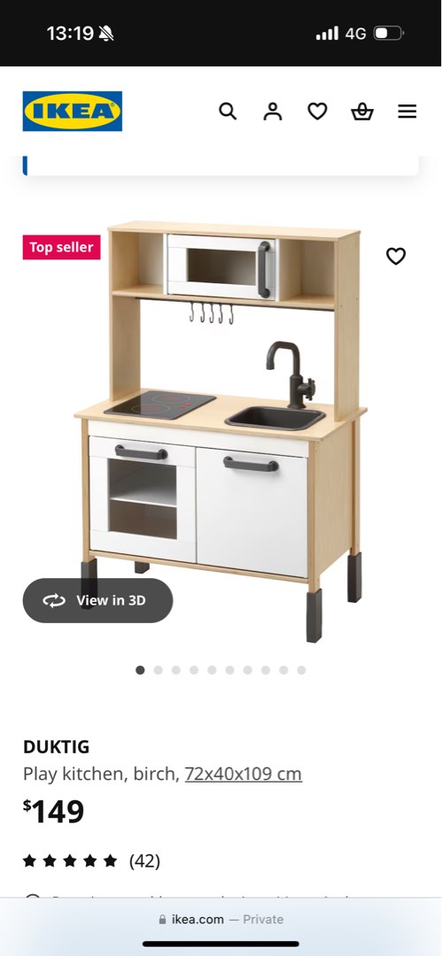 IKEA kitchen set, Hobbies & Toys, Toys & Games on Carousell