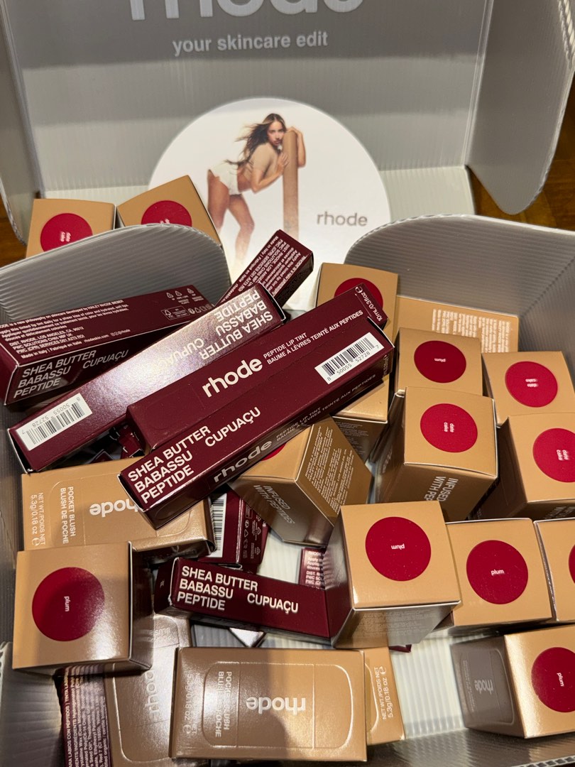 [INSTOCK] Rhode PBJ, Plum, Date Cake Lip Tint and Blush, Beauty & Personal Care, Face, Makeup ...