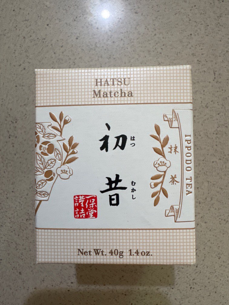 IPPODO matcha powder Hatsu Matcha -40g, Food & Drinks, Beverages on ...
