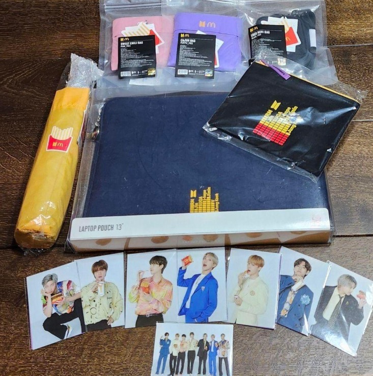 JAPAN - BTS X MCDO COLLABORATION MERCH AND PC SET OT7 PRE-ORDER ...