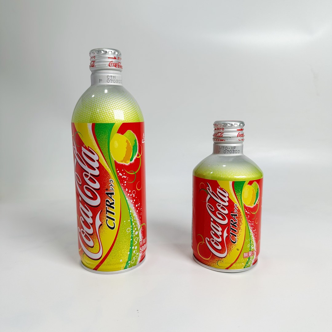 Japan Coke Coca-Cola Citra set of 2, Hobbies & Toys, Collectibles ...