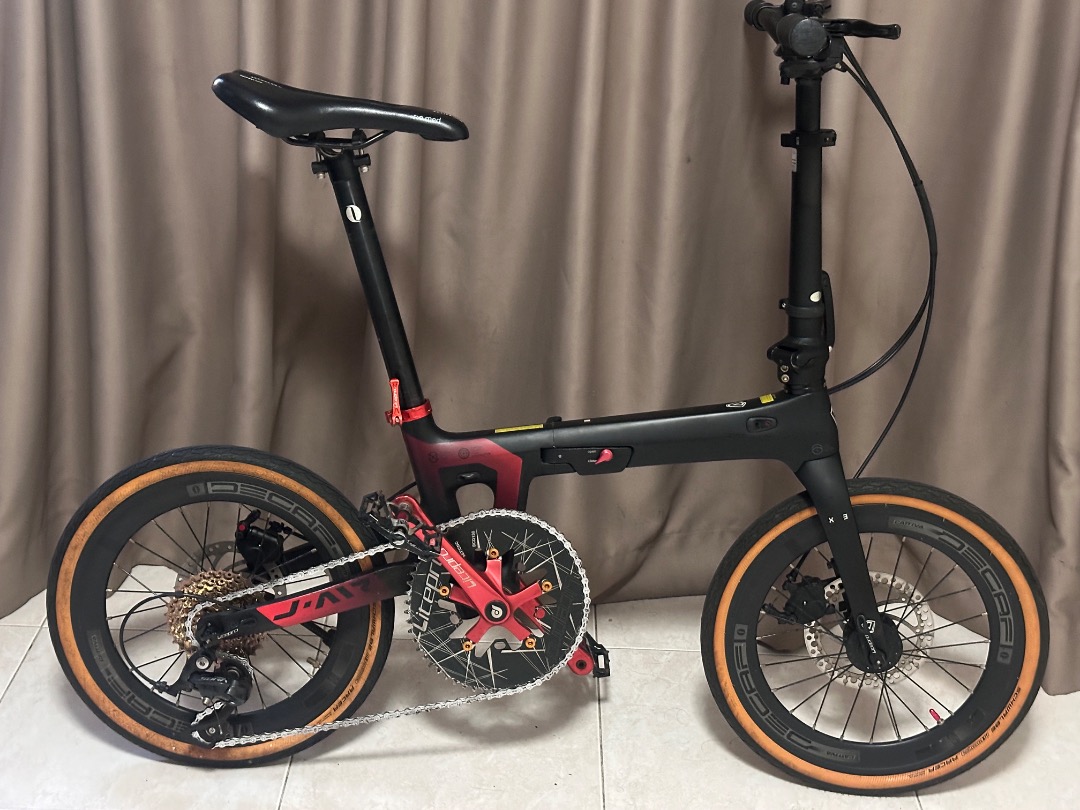 JAVA Mini Aria X3 Air 16" carbon foldable bicycle folding bike. Like ...