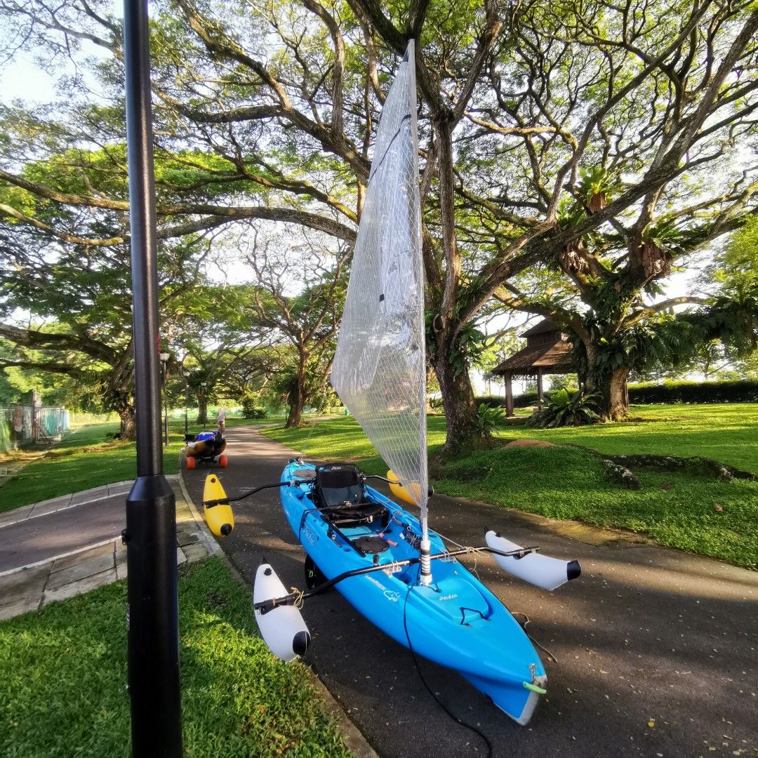 Kayak Hobie Outback (sail sold already) . $1.4k, Sports Equipment ...
