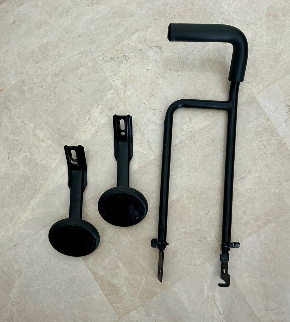 Kids Bike Training Handle and Training Wheels Set, Sports Equipment ...