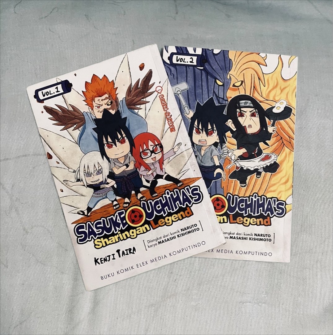 Komik sasuke sharingan, Buku & Alat Tulis, Komik dan Manga di Carousell