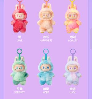 自選 LABUBU 前方高能系列 BIG INTO ENERGY LUCK 幸運/LOYALTY忠誠/HOPE希望/HAPPINESS歡樂/SERENITY寧靜/LOVE愛/隱藏款 ...