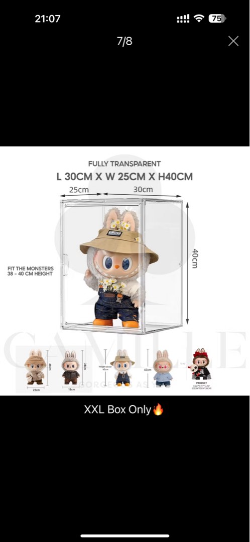 labubu Storage Box/book Storage Box, Furniture & Home Living, Bathroom ...