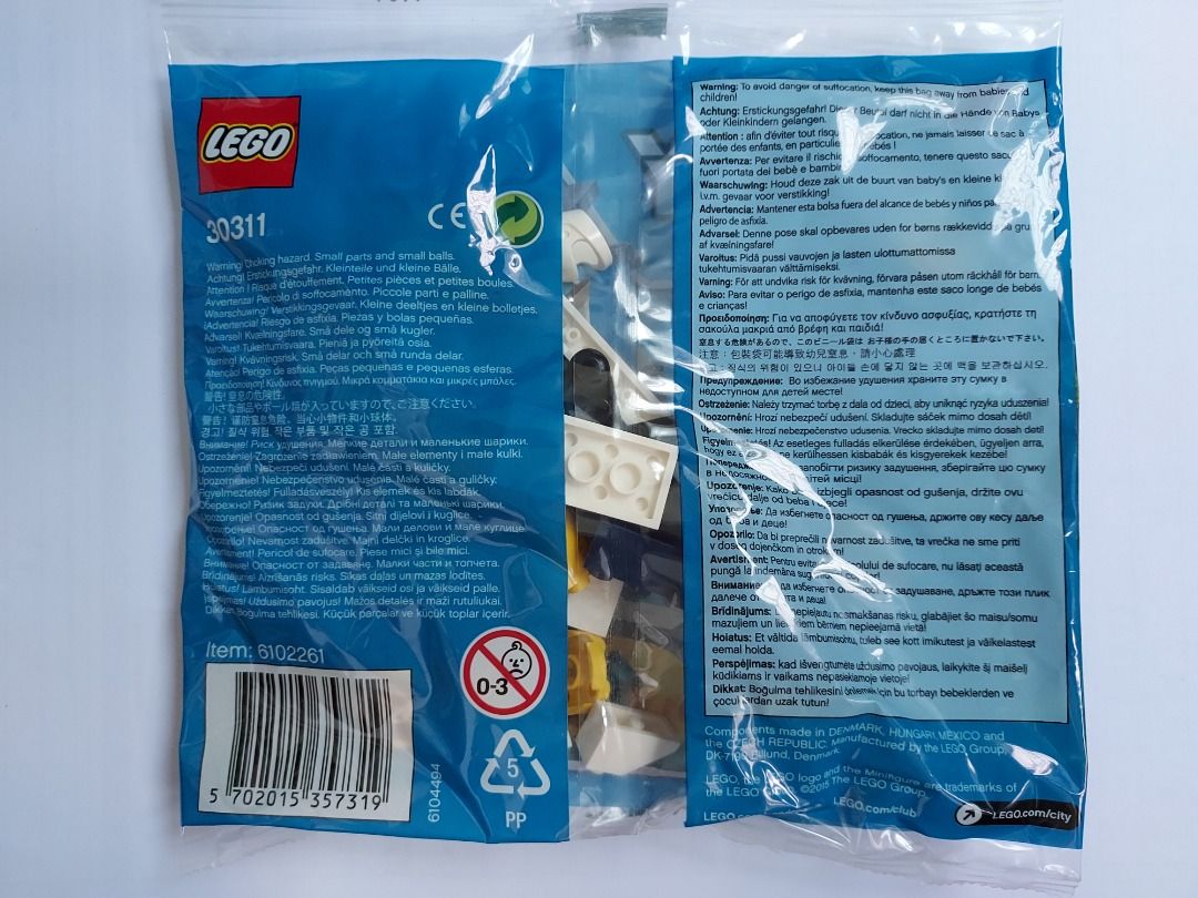 Lego City 30311 Swamp Police Helicopter Pilot Minifig New Sealed ...