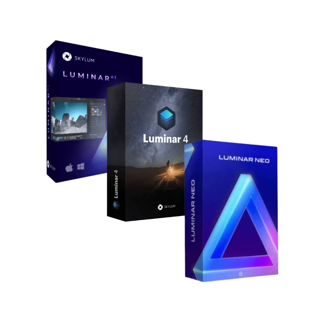 Luminar NEO ArchiCAD SolidWorks DaVinci Resolve Studio Final cut pro, Logic pro motion ...