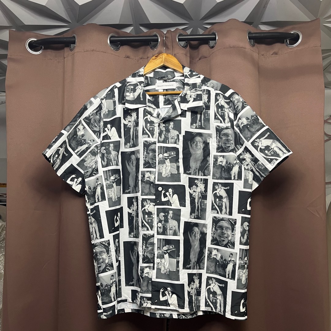 MARGINAL CHARACTERS MAGAZINE Open colar, Men's Fashion, Tops & Sets ...