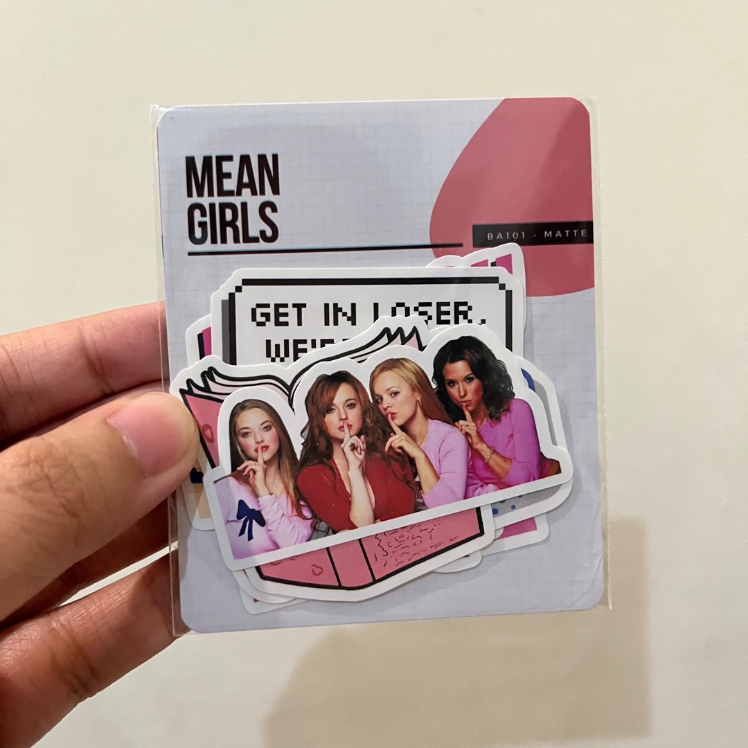Mean Girls Regina Cady Gretchen Karen Stickers, Hobbies & Toys ...