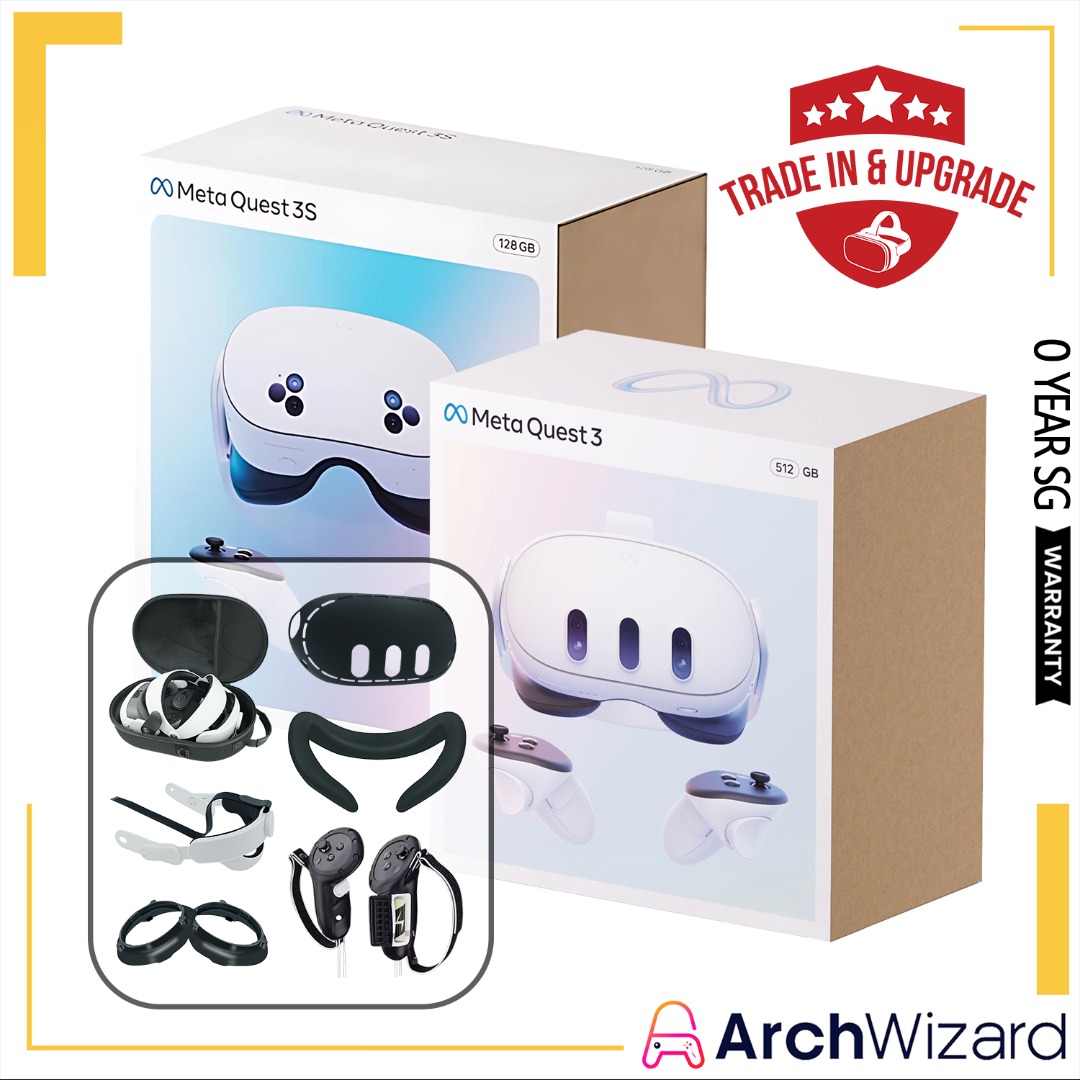 Meta Quest 3 & Meta Quest 3S - MQ3 MQ3S - Mixed Reality VR Headset ...