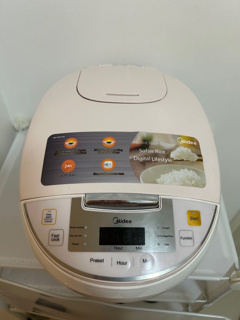 Midea Smart Rice Cooker (1.0L)MBFS10 MBFS10GN MBFS10PK, TV & Home ...