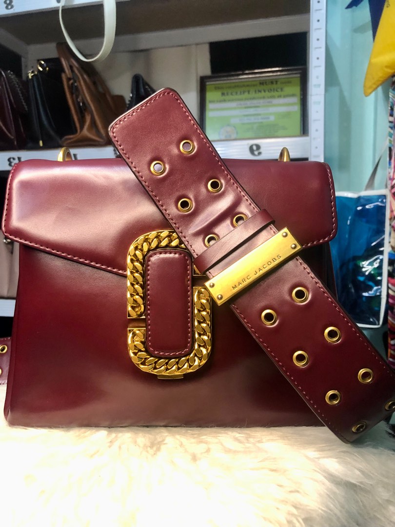 MJ Top Handle Leather Satchel, Luxury, Bags & Wallets on Carousell