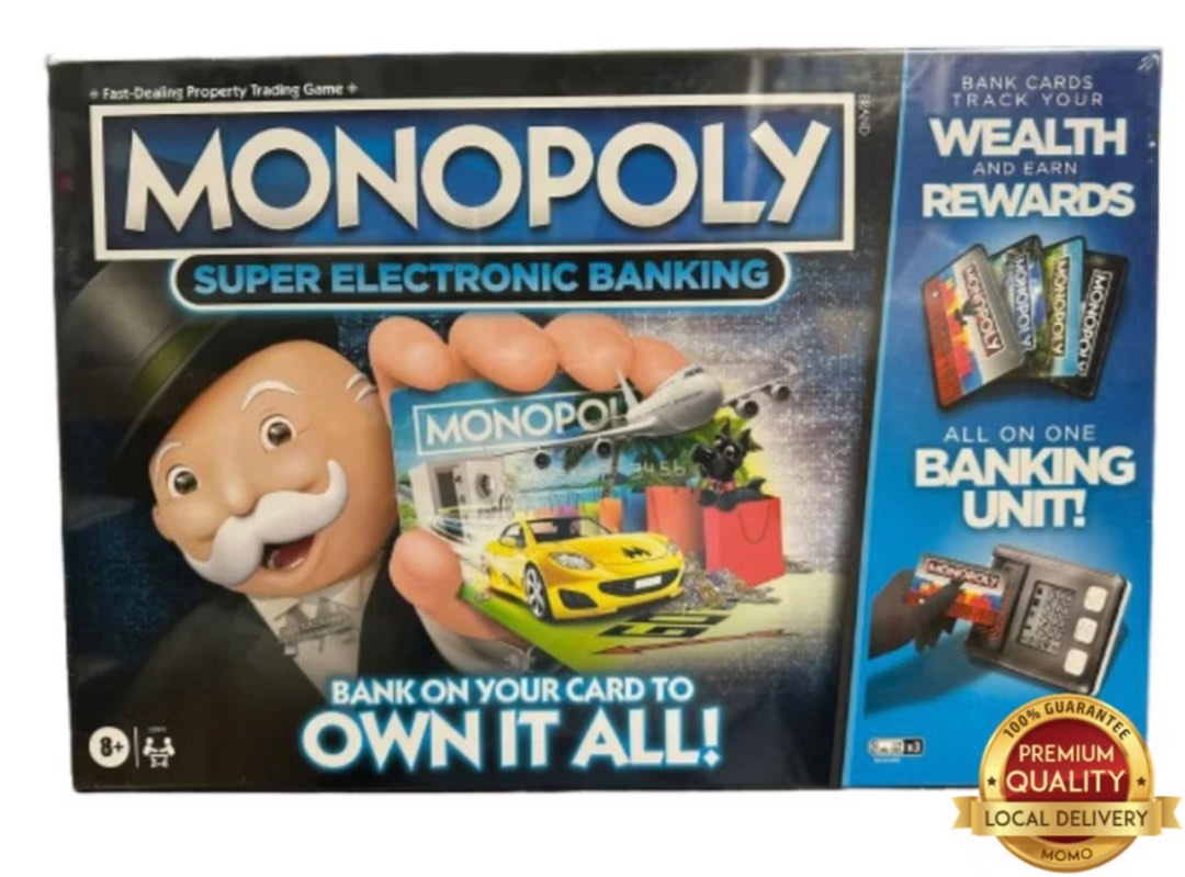 Monopoly Super Electronic Banking, Hobbies & Toys, Toys & Games on ...
