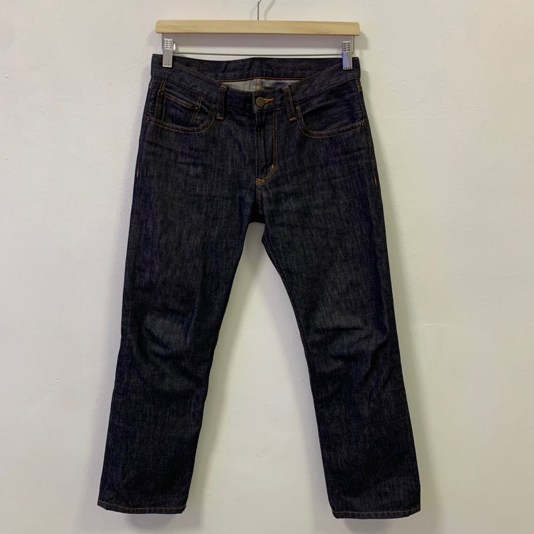 Muji Indigo Jeans, Men's Fashion, Bottoms, Jeans on Carousell
