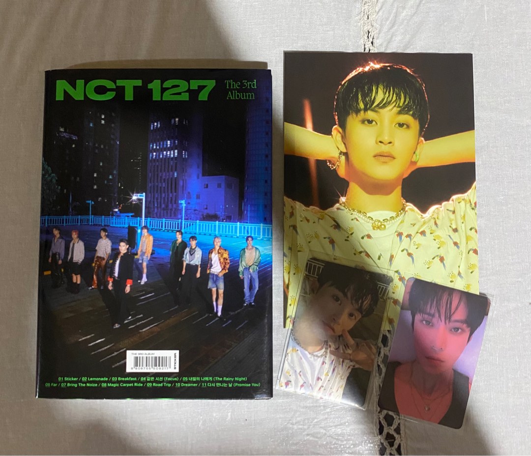 NCT 127 Unsealed Sticker Album w/ NCT 127 Mark sticker PC and NCT 127 Doyoung NCIT PC, Hobbies ...