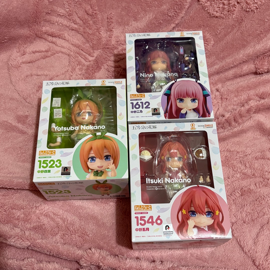 NENDOROID Set: 1523 1546 1612 The Quintessential Quintuplets (Gotoubun ...