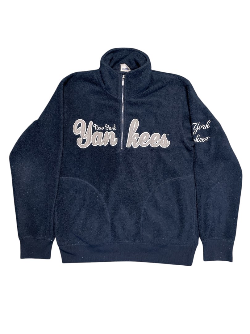 New York Yankees Fleece Jacket, Men's Fashion, Coats, Jackets and ...