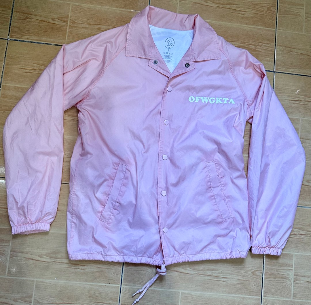 Odd Future OFWGKTA pink coach jacket, Men's Fashion, Coats, Jackets and ...