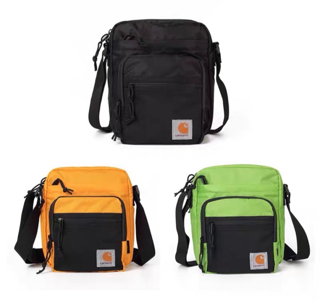 Original Carhartt Sling bag Biru Hijau Hitam Crossbody bag lelaki, Men ...