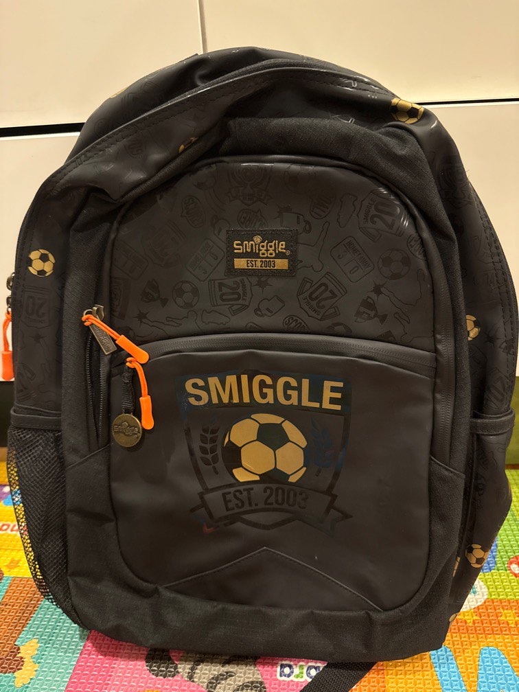 Original Smiggle Soccer Backpack, Babies & Kids, Babies & Kids Fashion ...