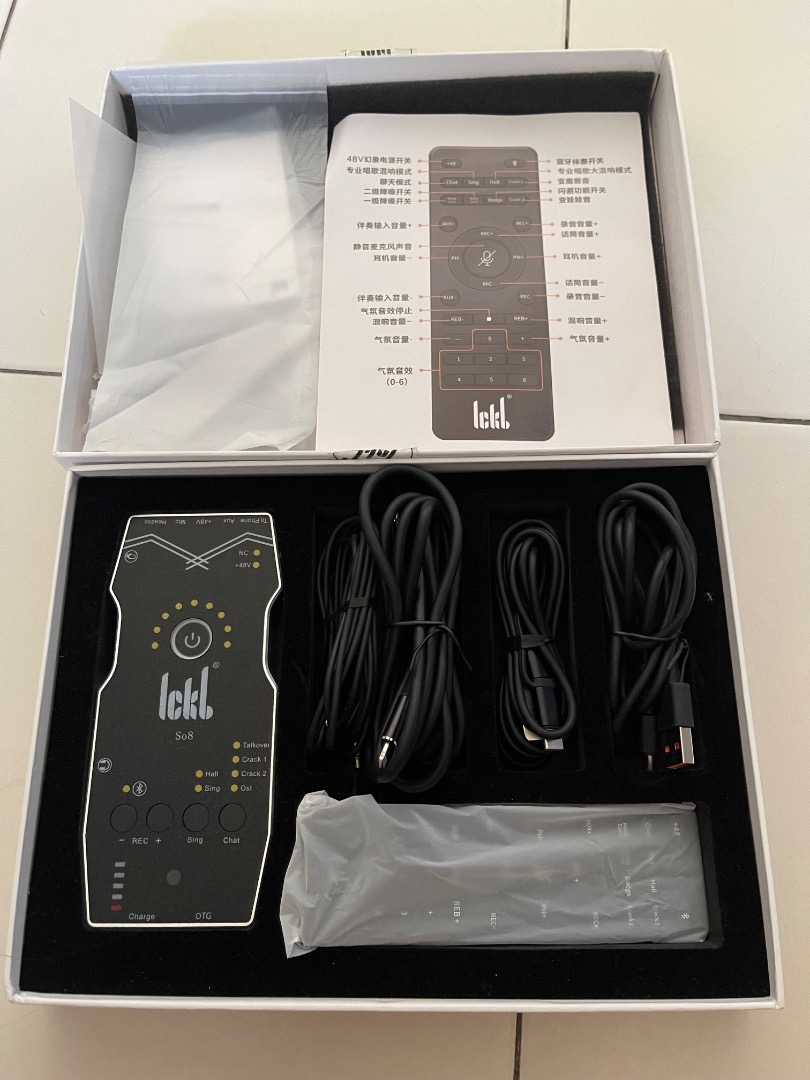 Phone soundcard ICKB SO8, Audio, Soundbars, Speakers & Amplifiers on Carousell