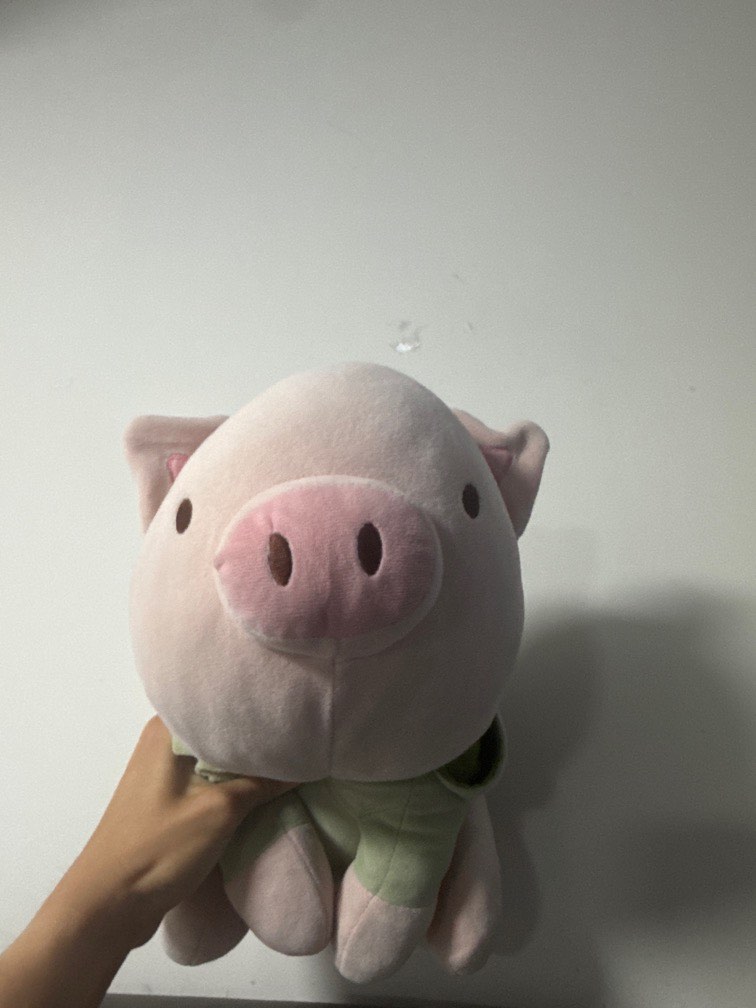 Piggy Dino Plush Toy from Miniso, Hobbies & Toys, Toys & Games on Carousell