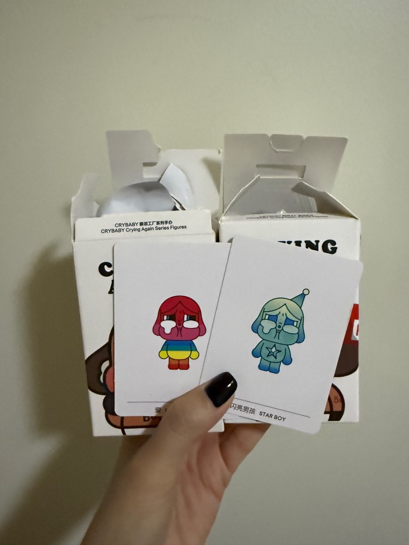 Popmart Crybaby Crying Again Series figuring figure, Hobbies & Toys ...