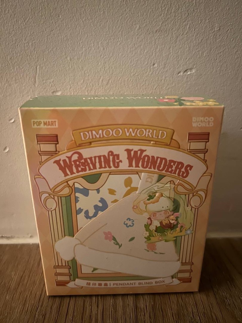 Popmart Dimoo Weaving Wonders Series Hat Pendant Blind Box, Hobbies ...