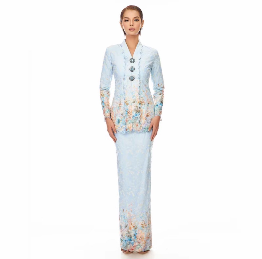 Posey kurung by Wanzar, Women's Fashion, Muslimah Fashion, Baju Kurung ...