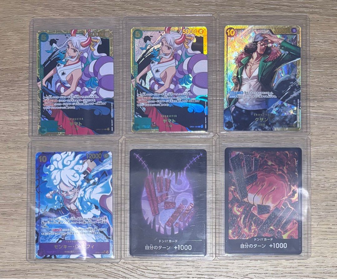 PRB-01 Yamato Kuzan Aokiji Luffy SEC and Katakuri Akainu sakazuki Don ...