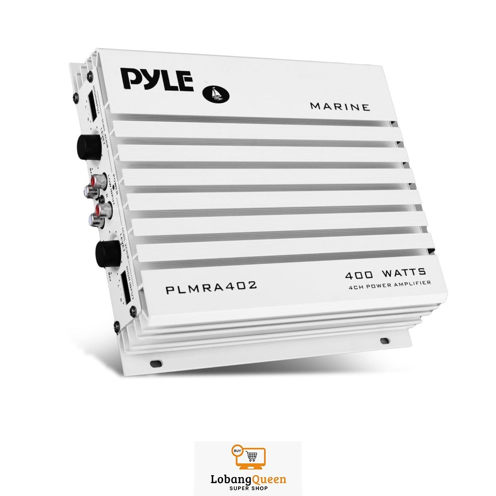 Pyle Hydra Marine Amplifier - Upgraded Elite Series 400 Watt 4 Channel ...