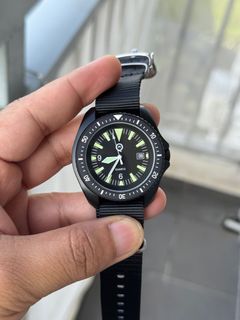 Qimei Military Diver Watch Type 2 Benrus Paradive Seiko Quartz Dive ...