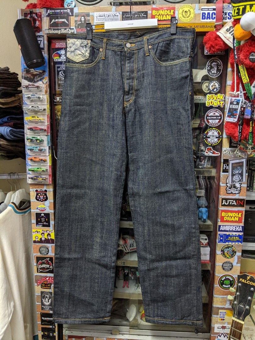 Rare Japan blue denim, Men's Fashion, Bottoms, Jeans on Carousell