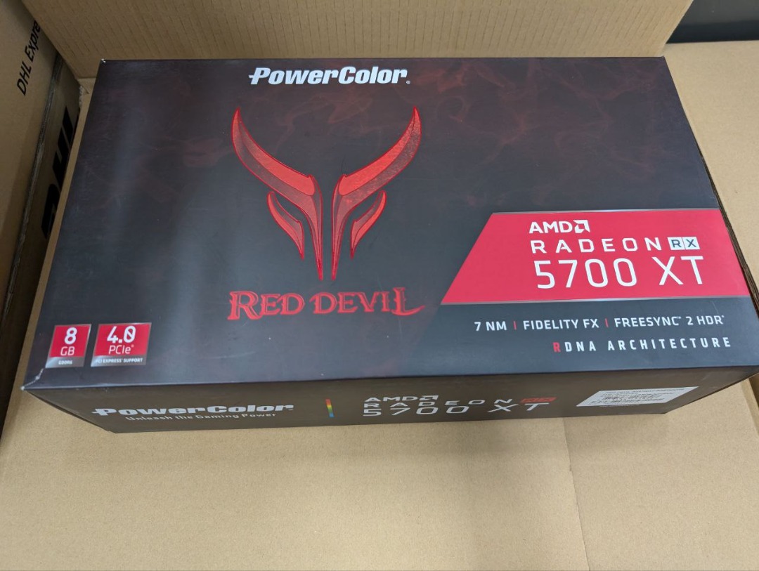 (GPU) Red Devil RX Radeon 5700XT, Computers & Tech, Parts & Accessories ...