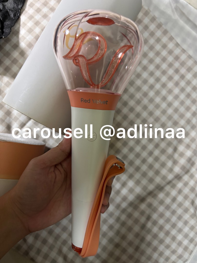 red velvet light stick lightstick, Hobbies & Toys, Collectibles ...