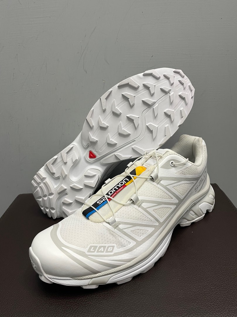 Salomon Slab Xt-6 Lt Adv " White " 機能 全白 山系 男款 L41252900, 他的時尚, 鞋類, 運動鞋、球鞋在旋轉拍賣