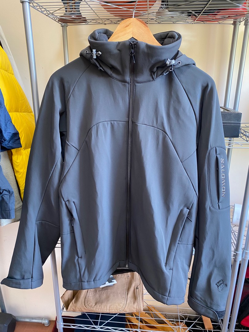 SALOMON SOFT SHELL JACKET, Men's Fashion, Coats, Jackets and Outerwear ...