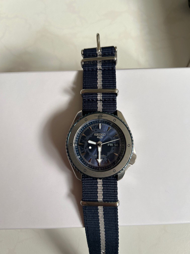 Seiko Sports 5 (V) Naruto Boruto Limited Edition - Sasuke Uchiha, Men's ...
