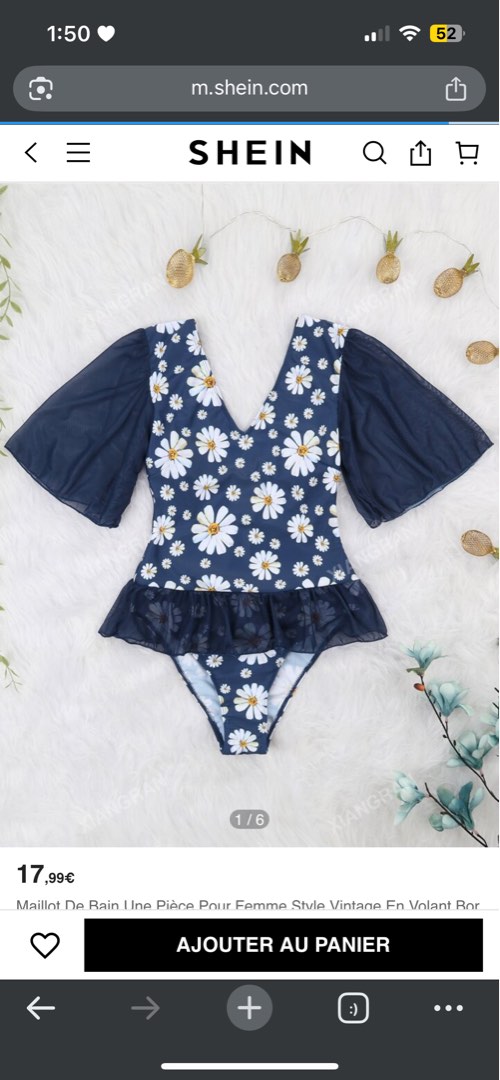 SHEIN ONE PIECE BIKINI, Women's Fashion, Swimwear, Bikinis & Swimsuits ...