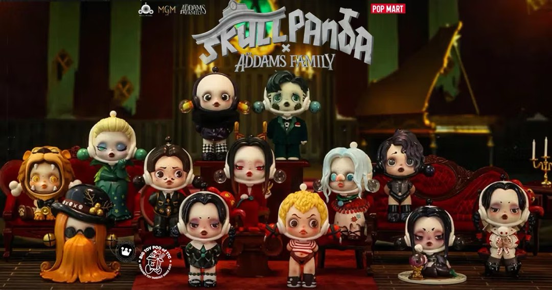 Skullpanda Addams Family Full set, Hobbies & Toys, Toys & Games on ...