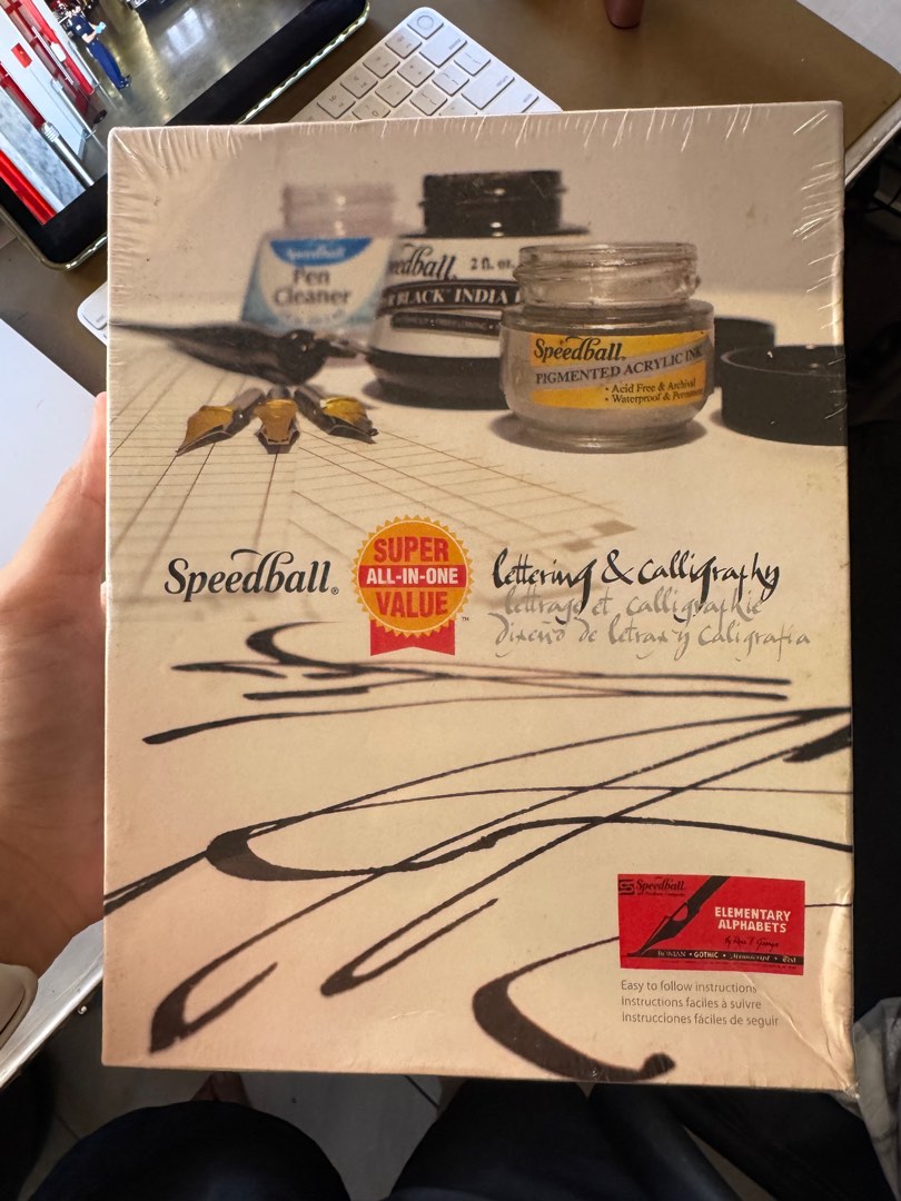 Speedball Super Value Lettering & Calligraphy Kit, Hobbies & Toys ...