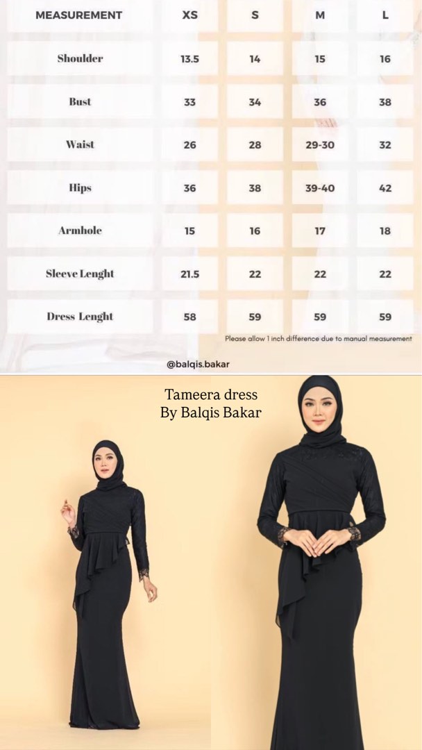 Tameera by Balqis Bakar, Women's Fashion, Muslimah Fashion, Baju Kurung ...