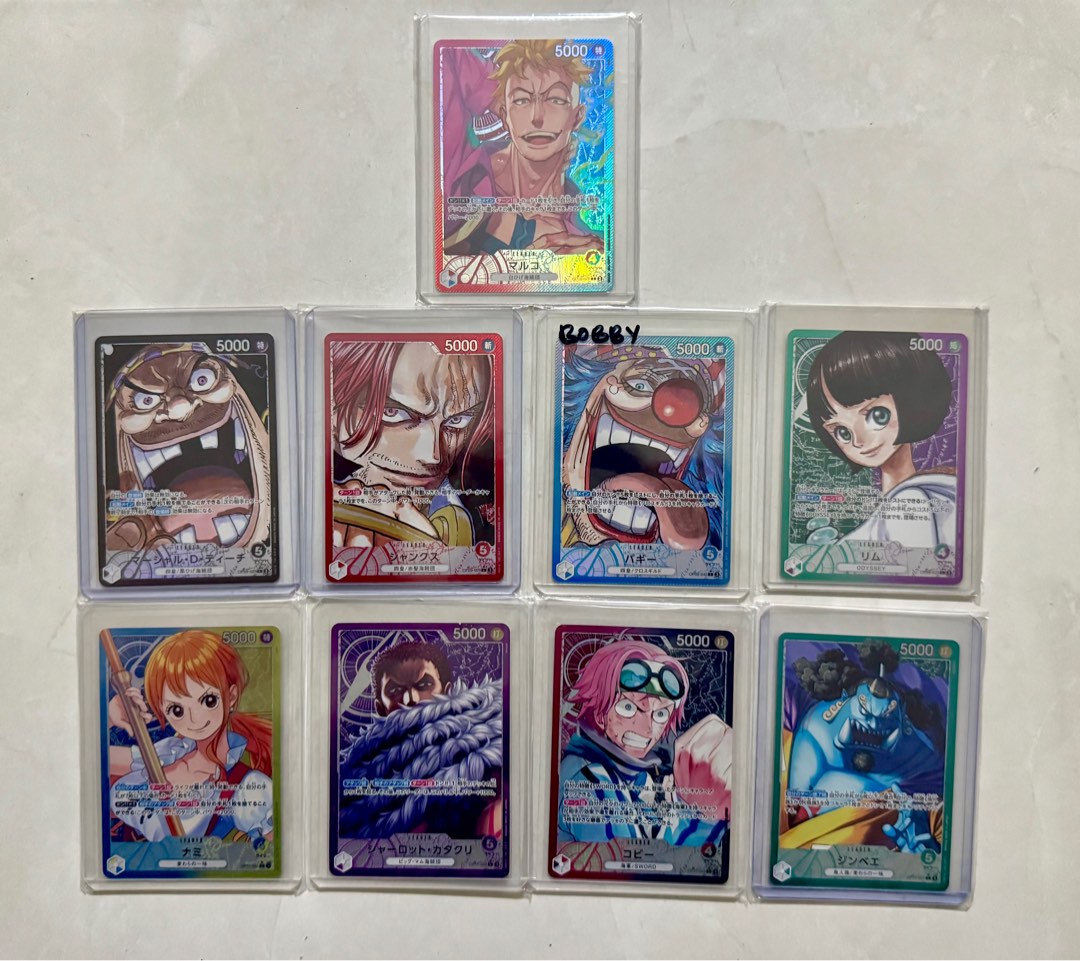 TCG ONE PIECE (LEADER) - NAMI, KATAKURI, KOBY, JIMBE, SHANKS, BUGGY ...