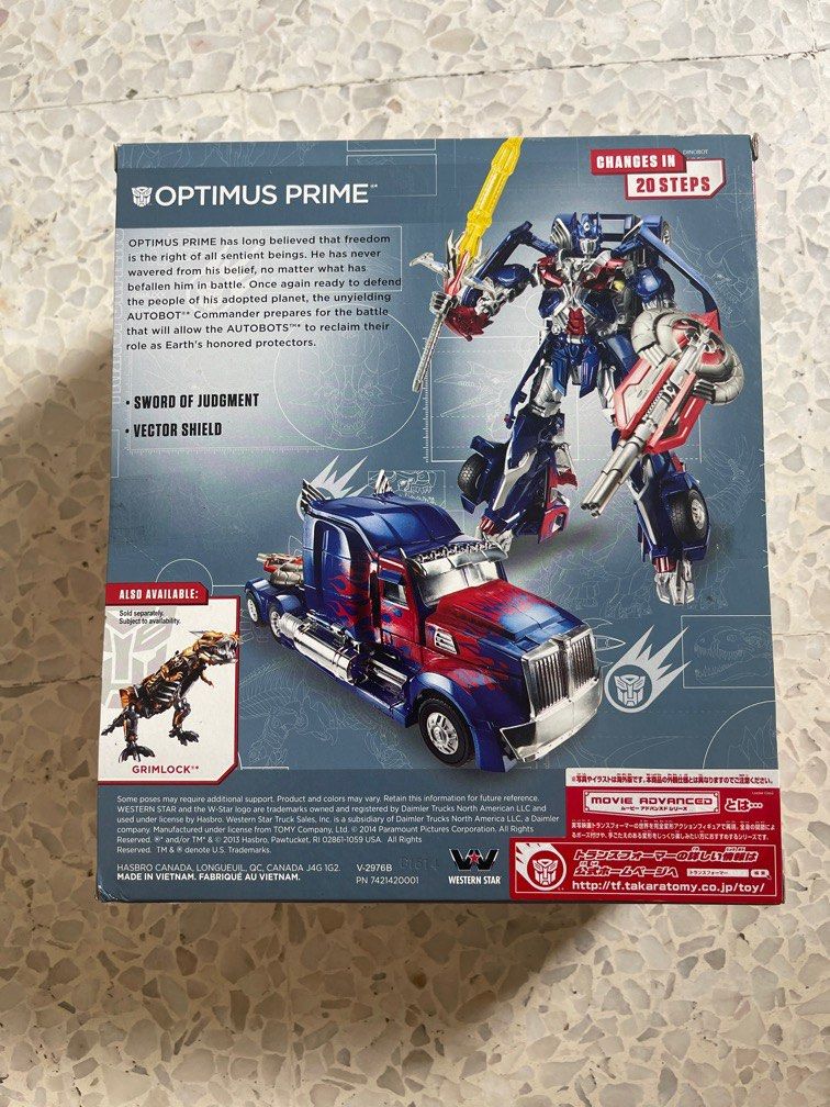 Transformers generations leader class age of extinction Optimus prime ...