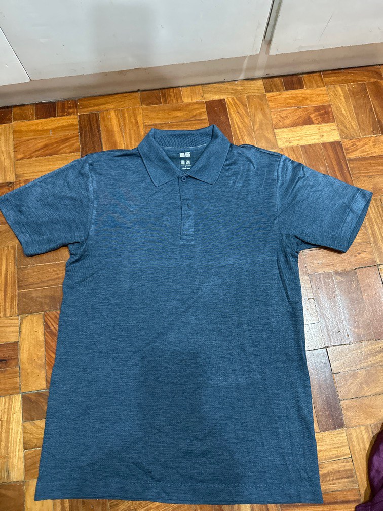 Uniqlo dry fit blue, Men's Fashion, Tops & Sets, Tshirts & Polo Shirts ...