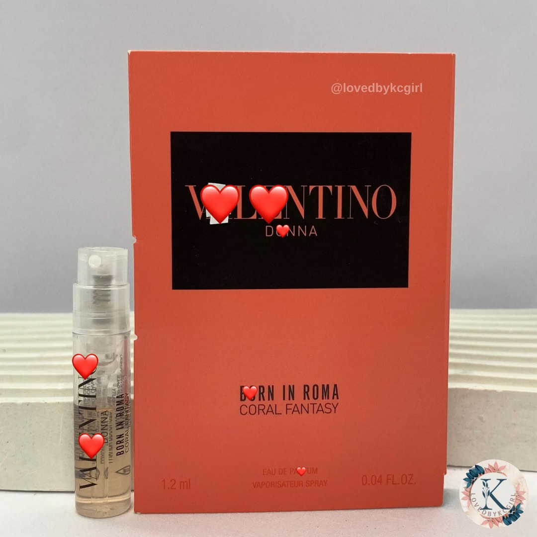 Valent*no Donna Coral Fantasy EDP (VIAL) 1.2mL, Beauty & Personal Care, Fragrance & Deodorants ...