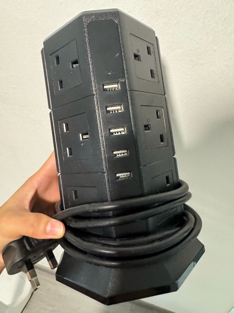 Vertical Power Sockets (12 Sockets), TV & Home Appliances, Other Home ...